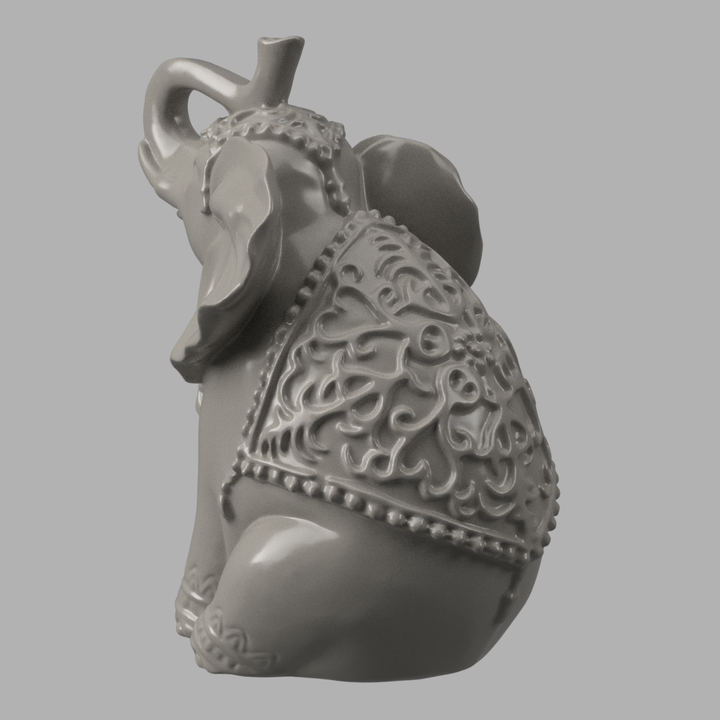 3D Printable Elephant pattern by anthony