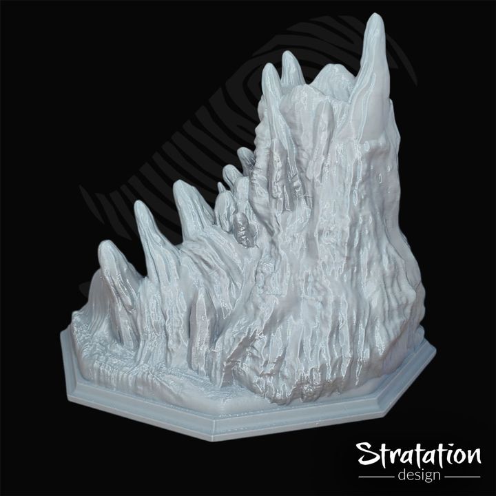 3D Printable Molten Peak Volcano Dice Tower and Science Kit by ...