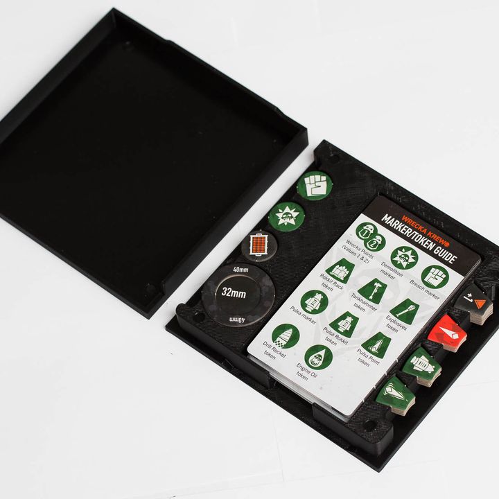 3D Printable Kill Team 2024 Organiser, Card and Token Storage Box ...