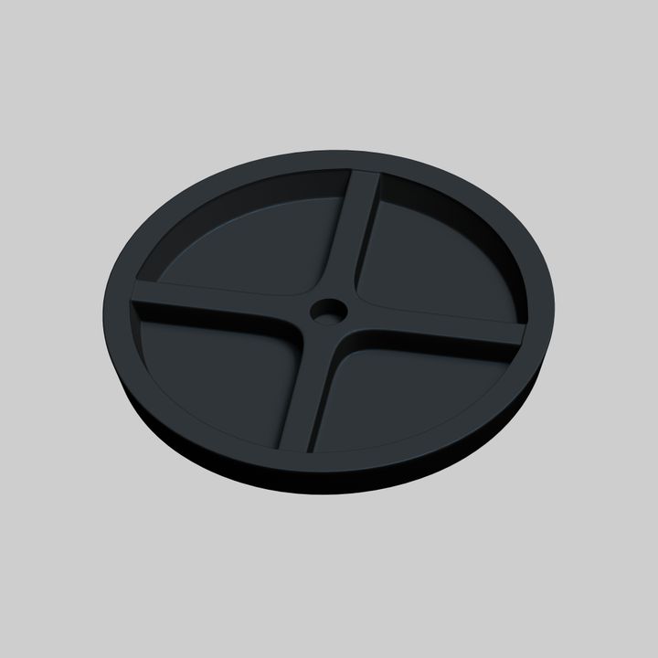 3D Printable 40mm Base (Pre-supported) by Malal3D