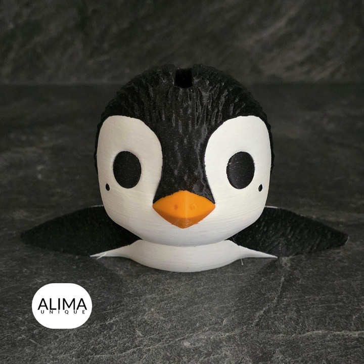 3D Printable Little Penguin Money Box / Support free by ALIMA UNIQUE ...