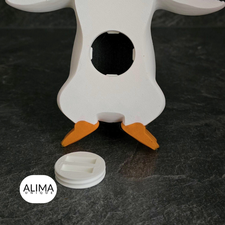 3D Printable Little Penguin Money Box / Support free by ALIMA UNIQUE ...