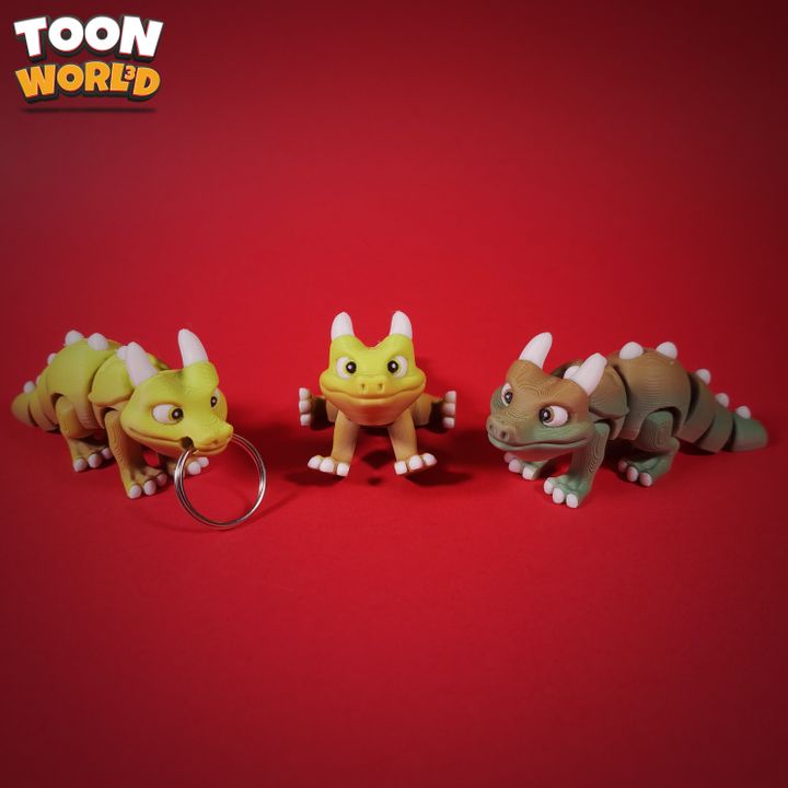 3D Printable Mini Dragon by ToonWorld3D