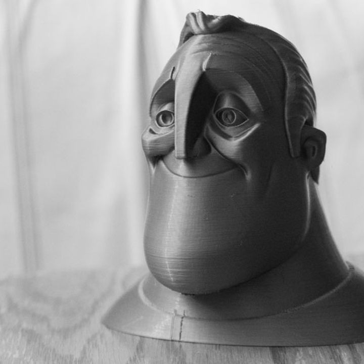 3D Printable Mr.Incredible(Bob Parr) meme part 1 by Todor Kolev