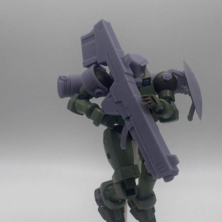 3D Printable Gundam Beam Bazooka for Leo by Battle Boss