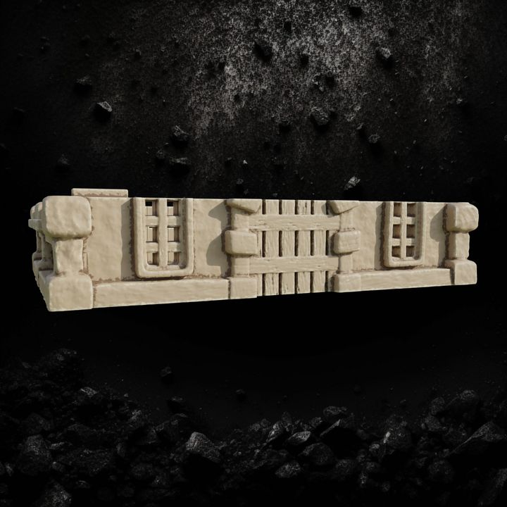 3D Printable Quantum Barrier Wall by Galandir's Pit & Cie