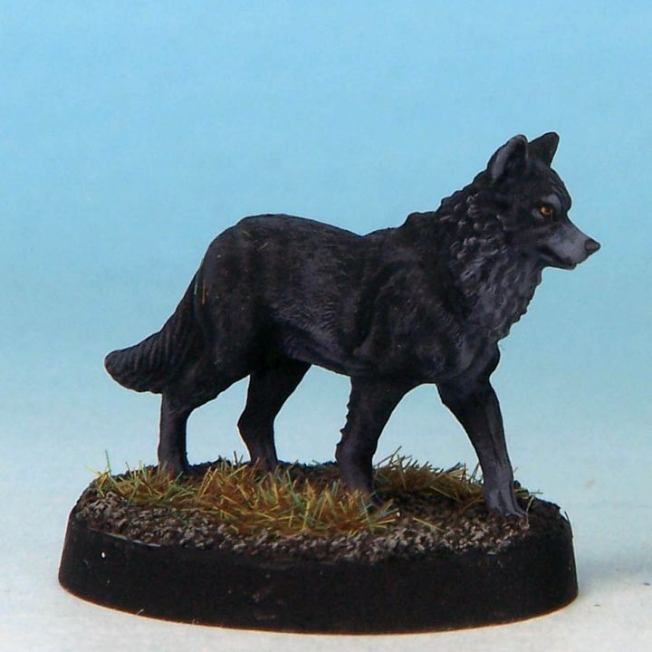 3D Printable Wolf B by Karl Perrotton