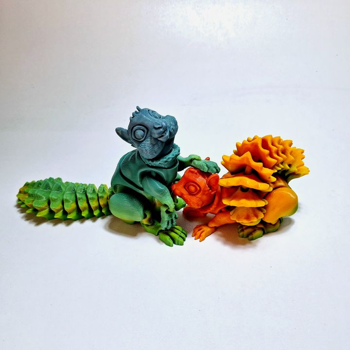 3D Printable Funny Squirrel (All Articulated _ Support free_STL/3MF) by ...