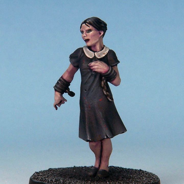 3D Printable Asylum Inmate D by Karl Perrotton