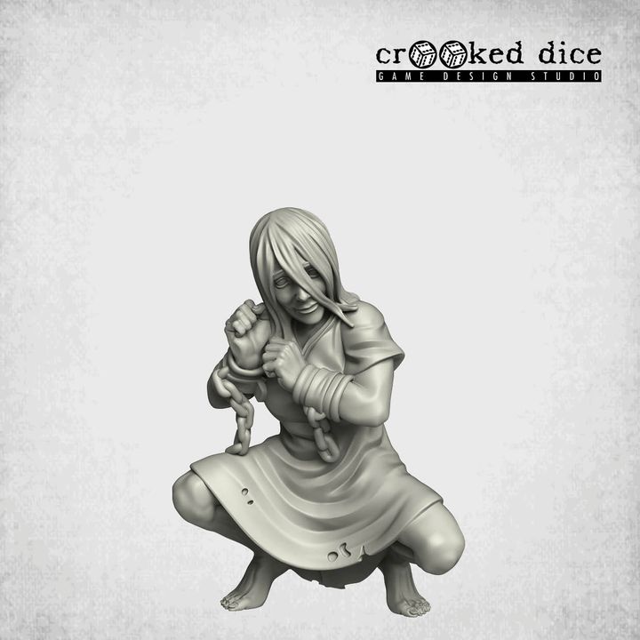 3D Printable Asylum Inmates - All 4 by Karl Perrotton