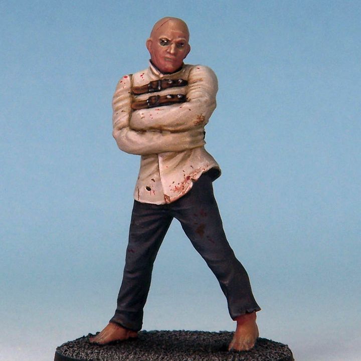 3D Printable Asylum Inmates - All 4 by Karl Perrotton