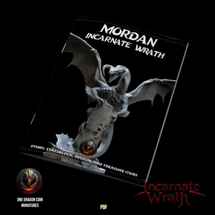 3D Printable Mordan, Incarnate Wrath Dragon Pack by One Dragon Coin ...