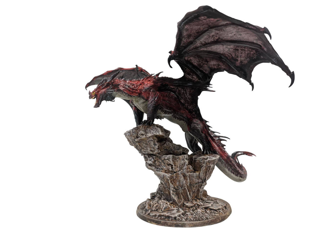 3D Printable Chromatic Red Dragon - 2024 Redesign by Rescale Miniatures