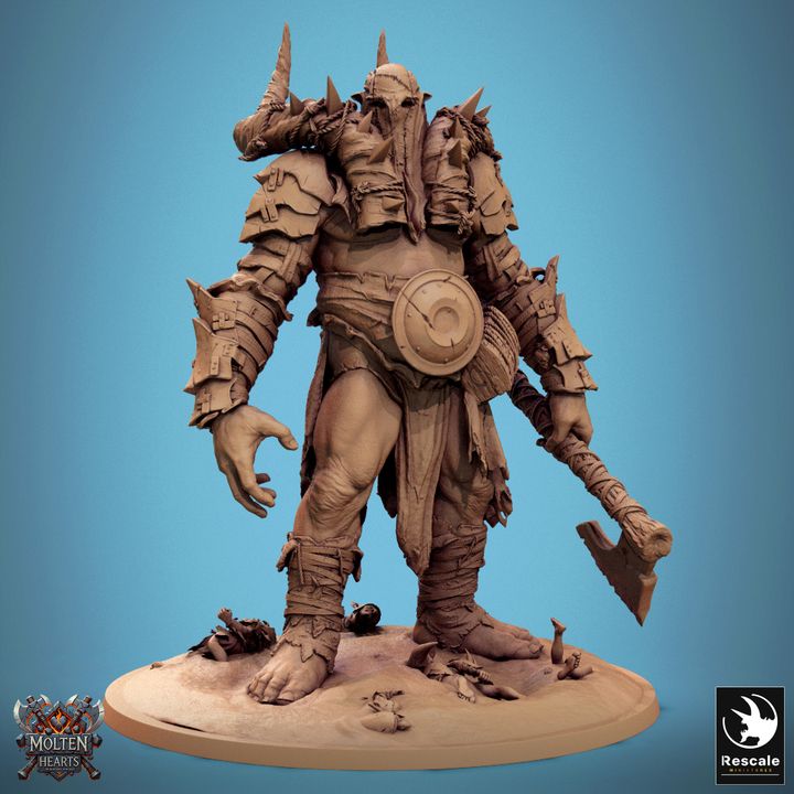 3D Printable Pack StoneBreaker Giants by Rescale Miniatures