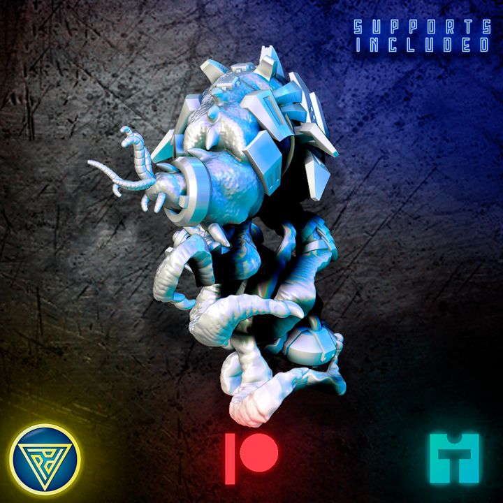 3D Printable Morph Alien Soldier by Print Paint Play