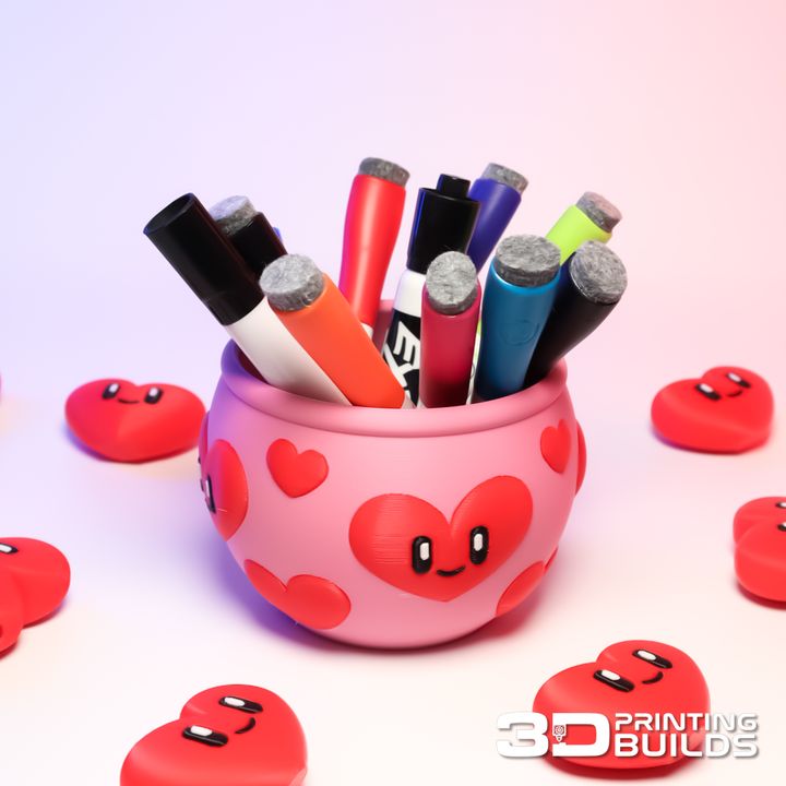 3D Printable Love Bowl by 3D Printing Builds