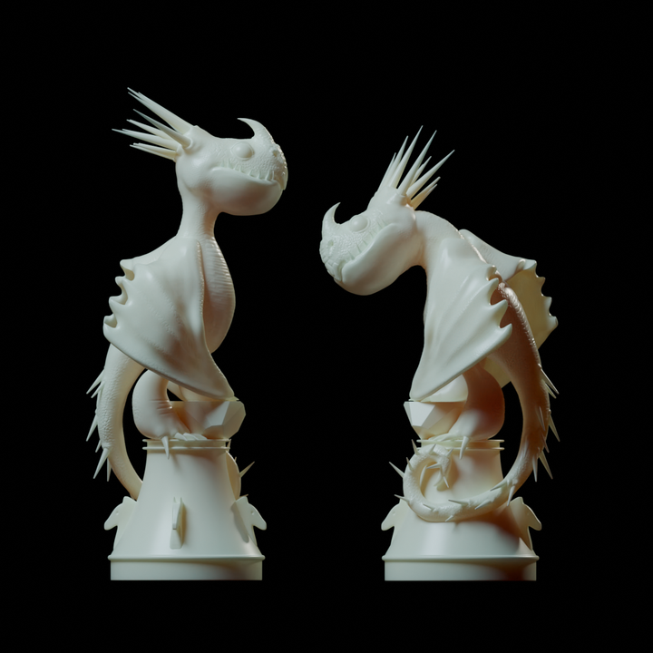 3D Printable How to train your dragon_deadly nadder_the knights by ...