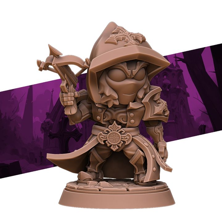 3D Printable Victor Dreadmoor , Chibi version by Deathpunk Studio