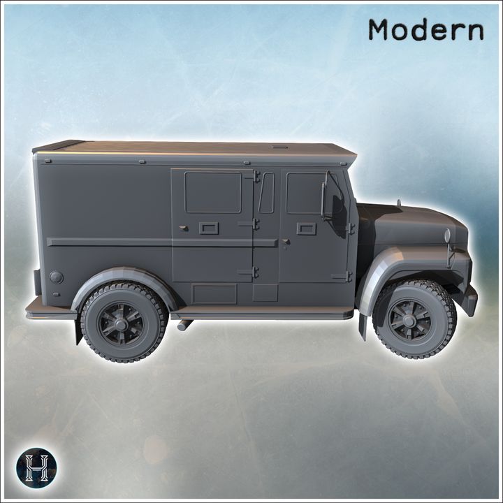 3D Printable Modern police vehicle (incl. Chevrolet Tahoe and Dodge ...