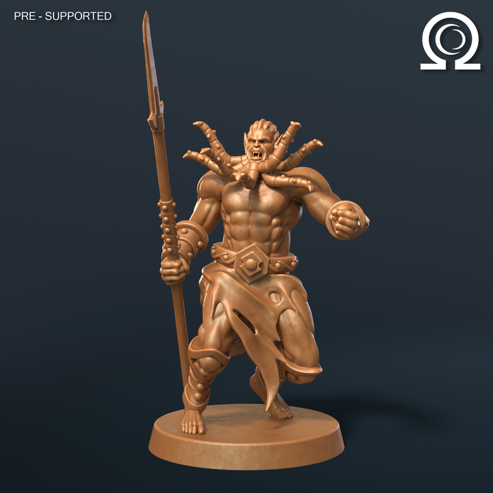 3D Printable Bearded Devil by Omega Constructs