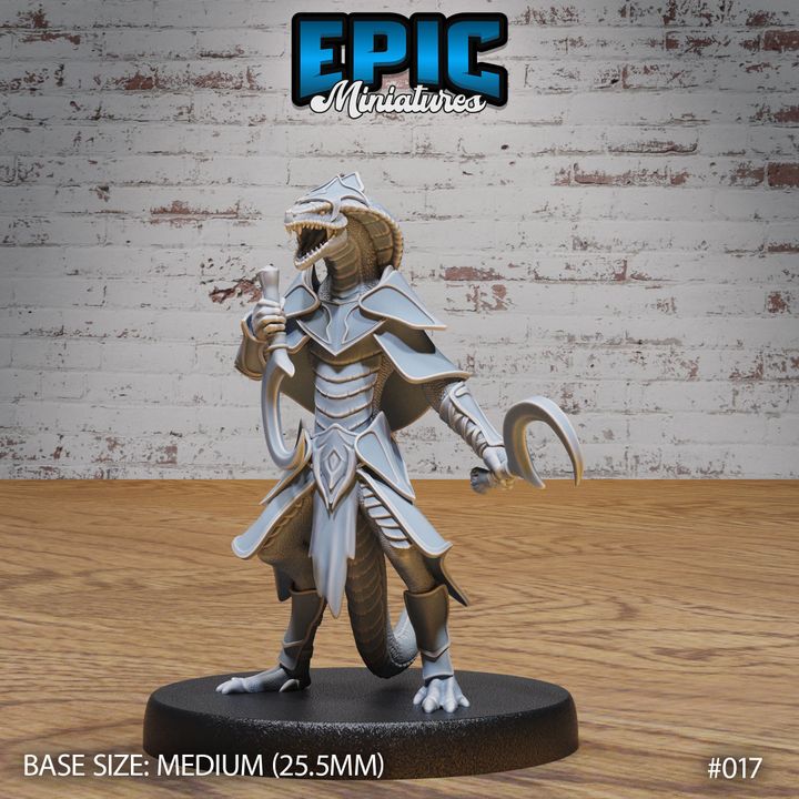 3D Printable Lizard Folk Army Sickle / Reptilian Humanoid / Lizardfolk ...