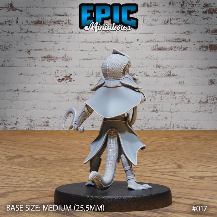 3D Printable Lizard Folk Army Sickle / Reptilian Humanoid / Lizardfolk ...