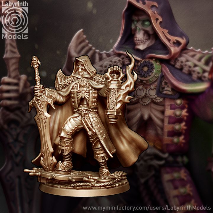 3D Printable Fleet Master Charon - 32mm scale by Labyrinth Models