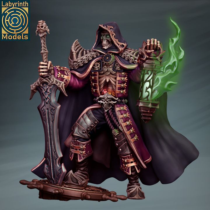 3D Printable Fleet Master Charon - 32mm scale by Labyrinth Models