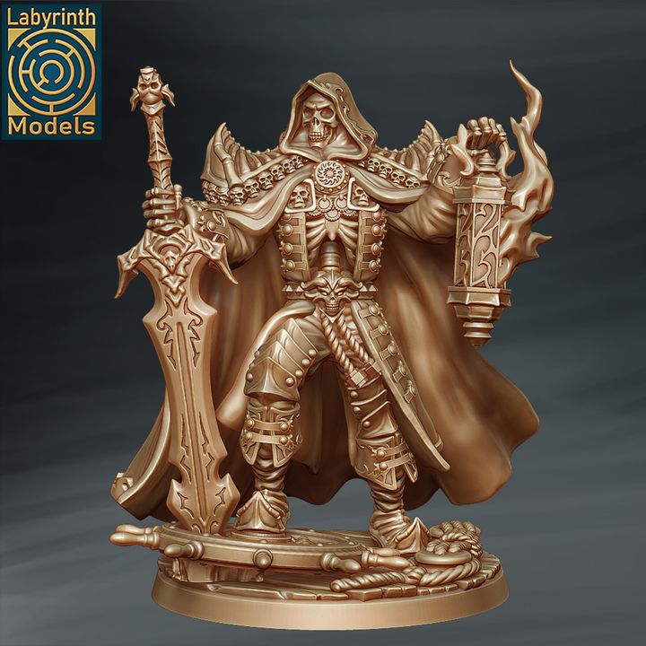 3D Printable Fleet Master Charon - 32mm scale by Labyrinth Models