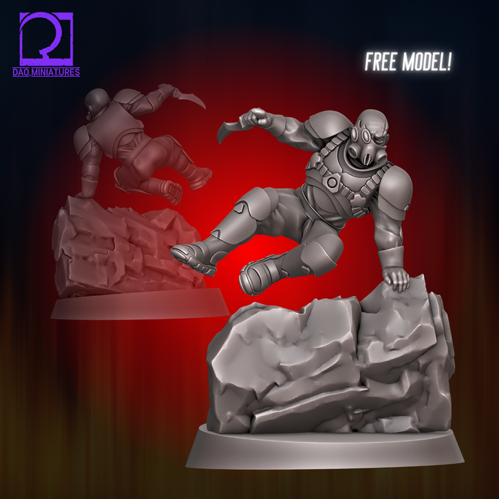 3D Printable Clash of Orders Free Sample - NOD by DAOMiniatures