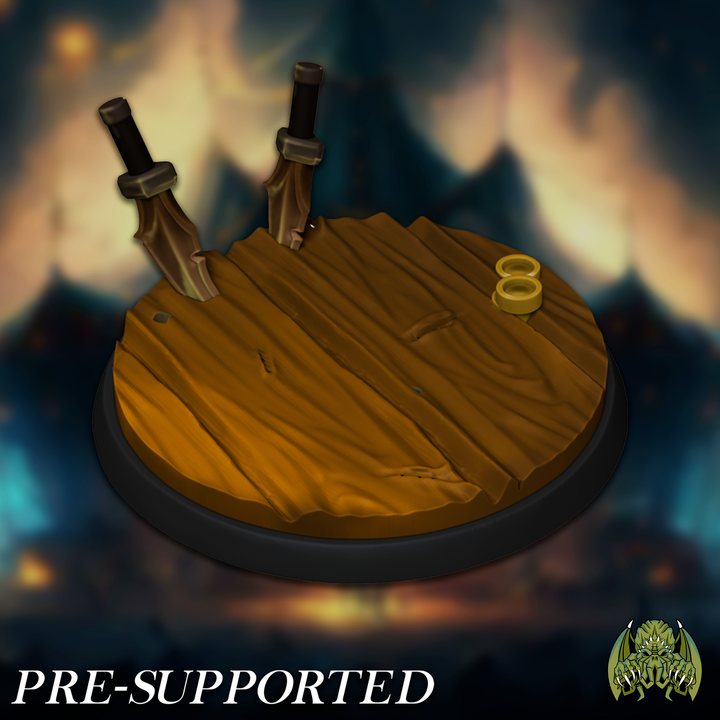 3D Printable Circus Base [PRE-SUPPORTED] by Miniatures of Madness