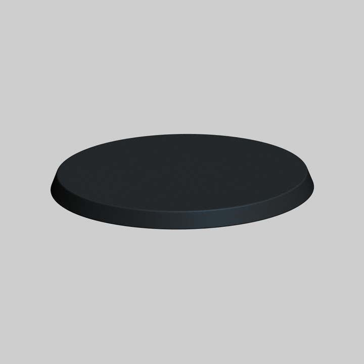 3D Printable 60mm Base (Pre-supported) by Malal3D