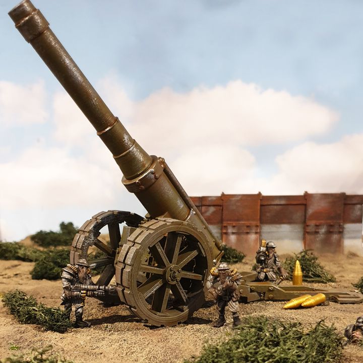 3D Printable Heavy Artillery Cannon by Culverin Models