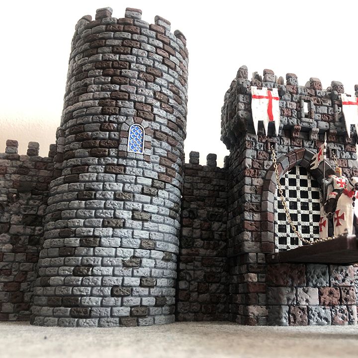3D Printable Castle builder - Large round towers by ARTMARKEVYCH