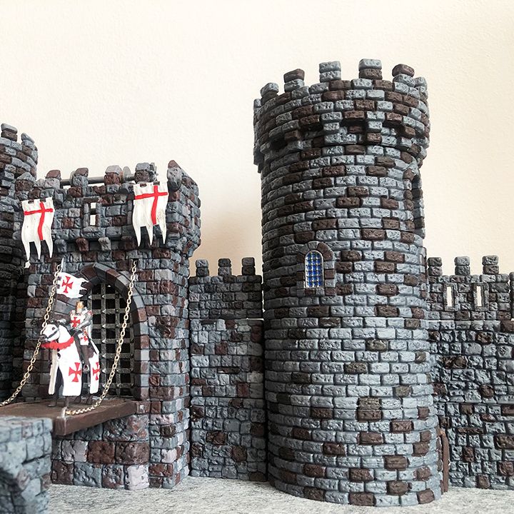 3D Printable Castle builder - Large round towers by ARTMARKEVYCH