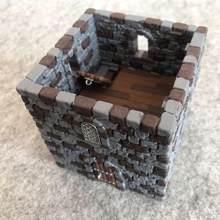3D Printable Castle builder - Large square towers by ARTMARKEVYCH