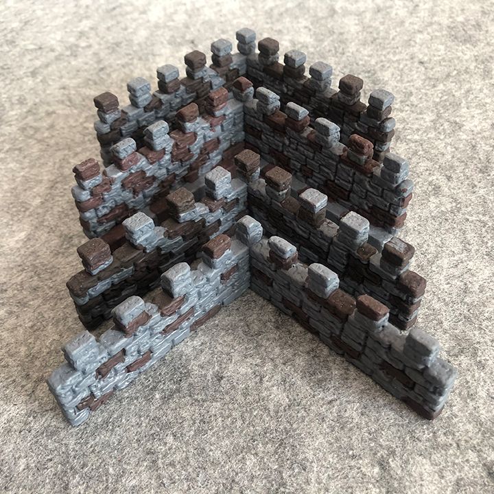 3D Printable Castle builder - Large square towers by ARTMARKEVYCH
