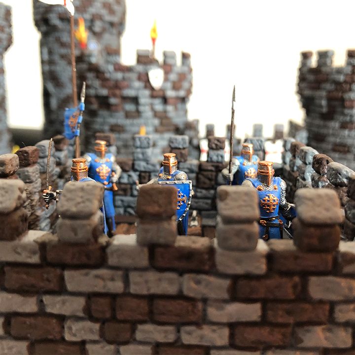 3D Printable Castle builder - Large square towers by ARTMARKEVYCH