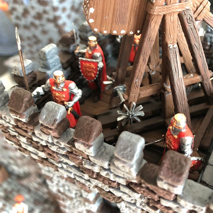 3D Printable Castle builder - Large square towers by ARTMARKEVYCH