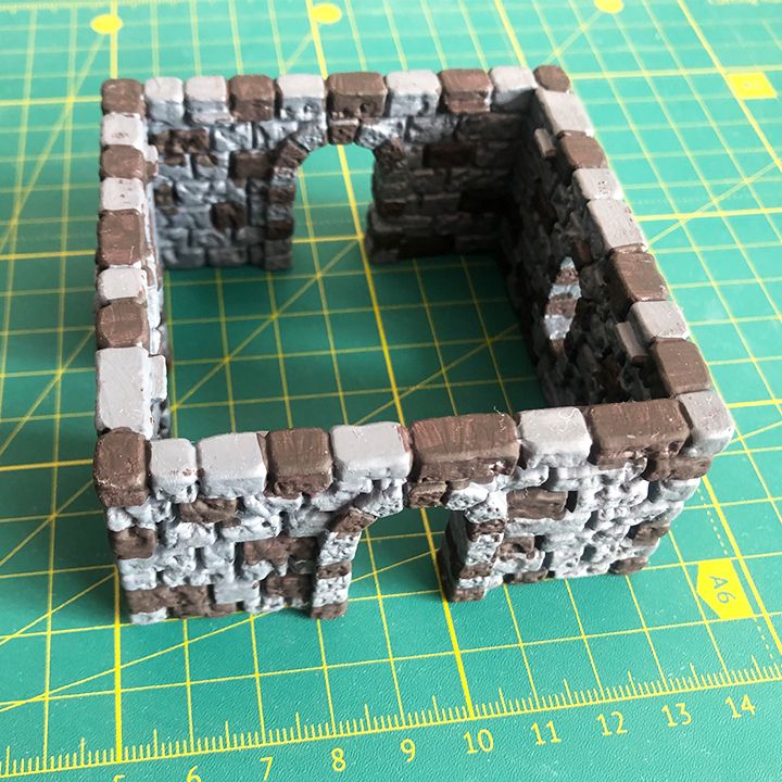 3D Printable Castle builder - Large square towers by ARTMARKEVYCH