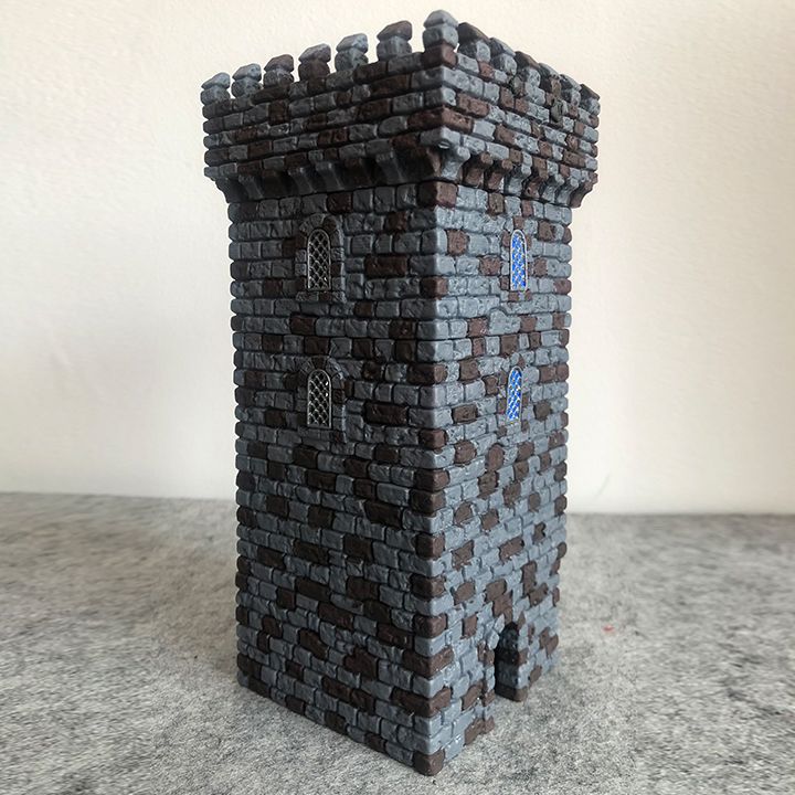 3D Printable Castle builder - Large square towers by ARTMARKEVYCH