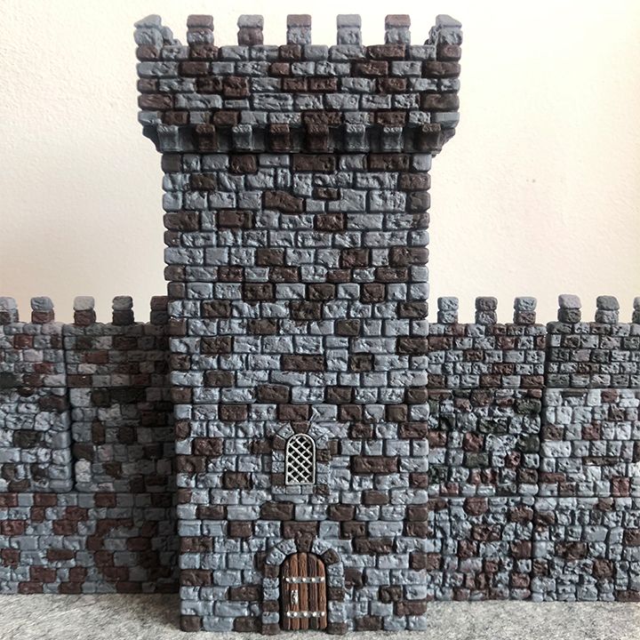 3D Printable Castle builder - Large square towers by ARTMARKEVYCH