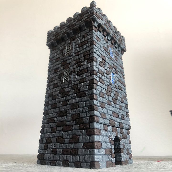 3D Printable Castle builder - Large square towers by ARTMARKEVYCH