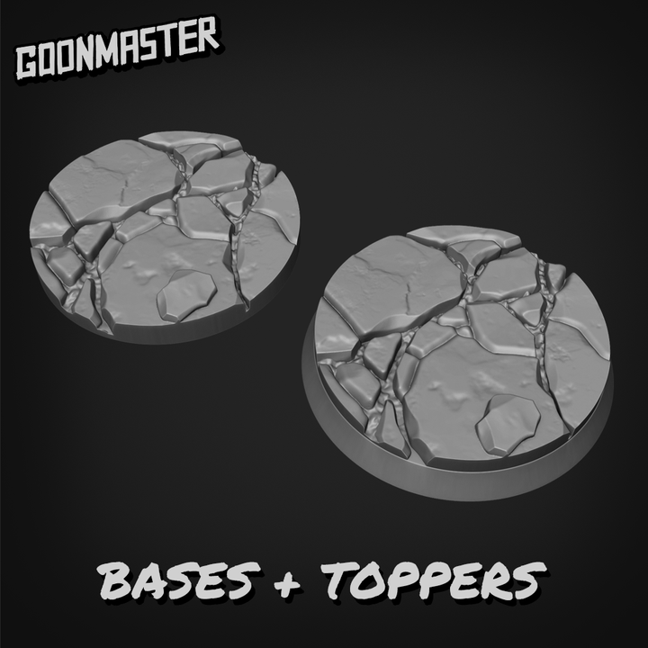 3D Printable Rubble Base Set by Goon Master