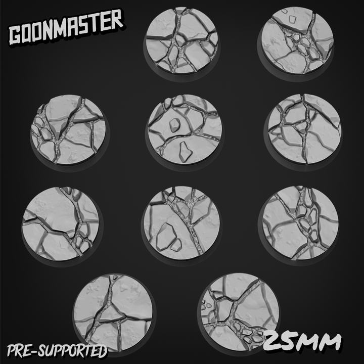 3D Printable Rubble Base Set by Goon Master