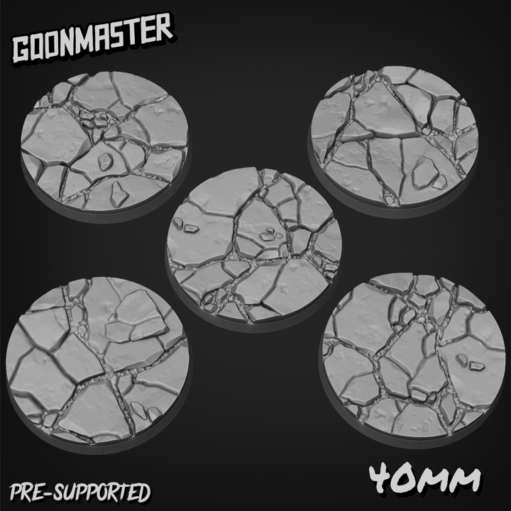 3D Printable Rubble Base Set by Goon Master