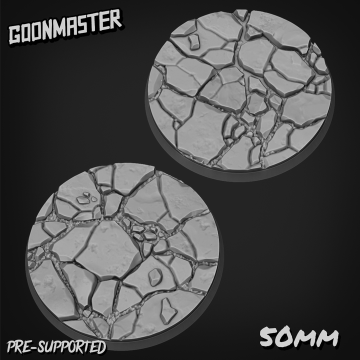 3D Printable Rubble Base Set by Goon Master