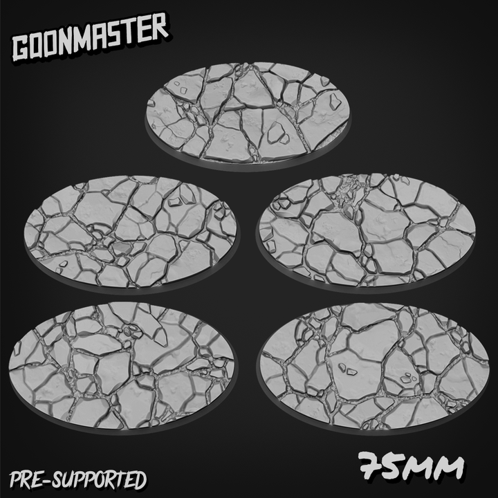 3D Printable Rubble Base Set by Goon Master