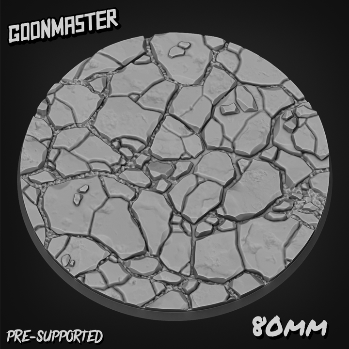 3D Printable Rubble Base Set by Goon Master