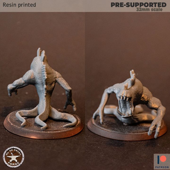 3D Printable Flesh Monster Nr2 by My3DPrintForge